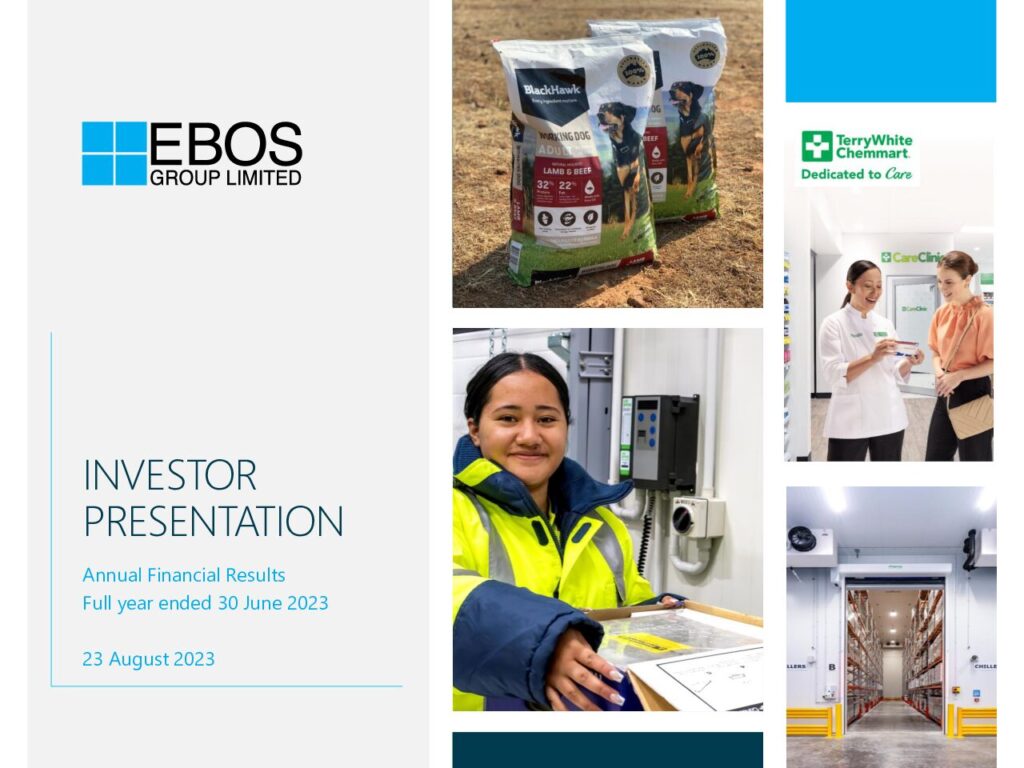 2023 Full Year Results Investor Presentation - EBOS Group